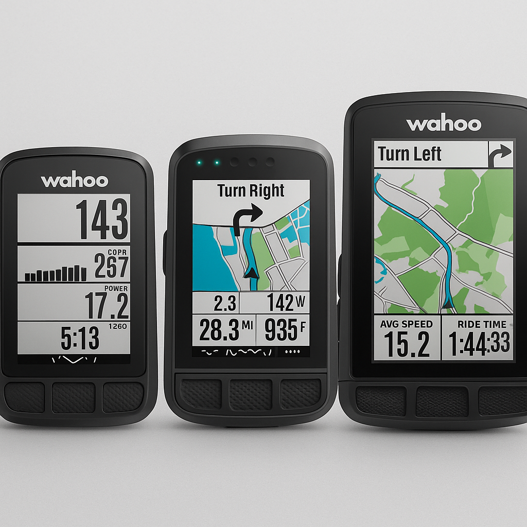 Wahoo ELEMNT Series Compared: ACE vs BOLT 3 vs ROAM 3 — Which GPS Bike – ScreenShield