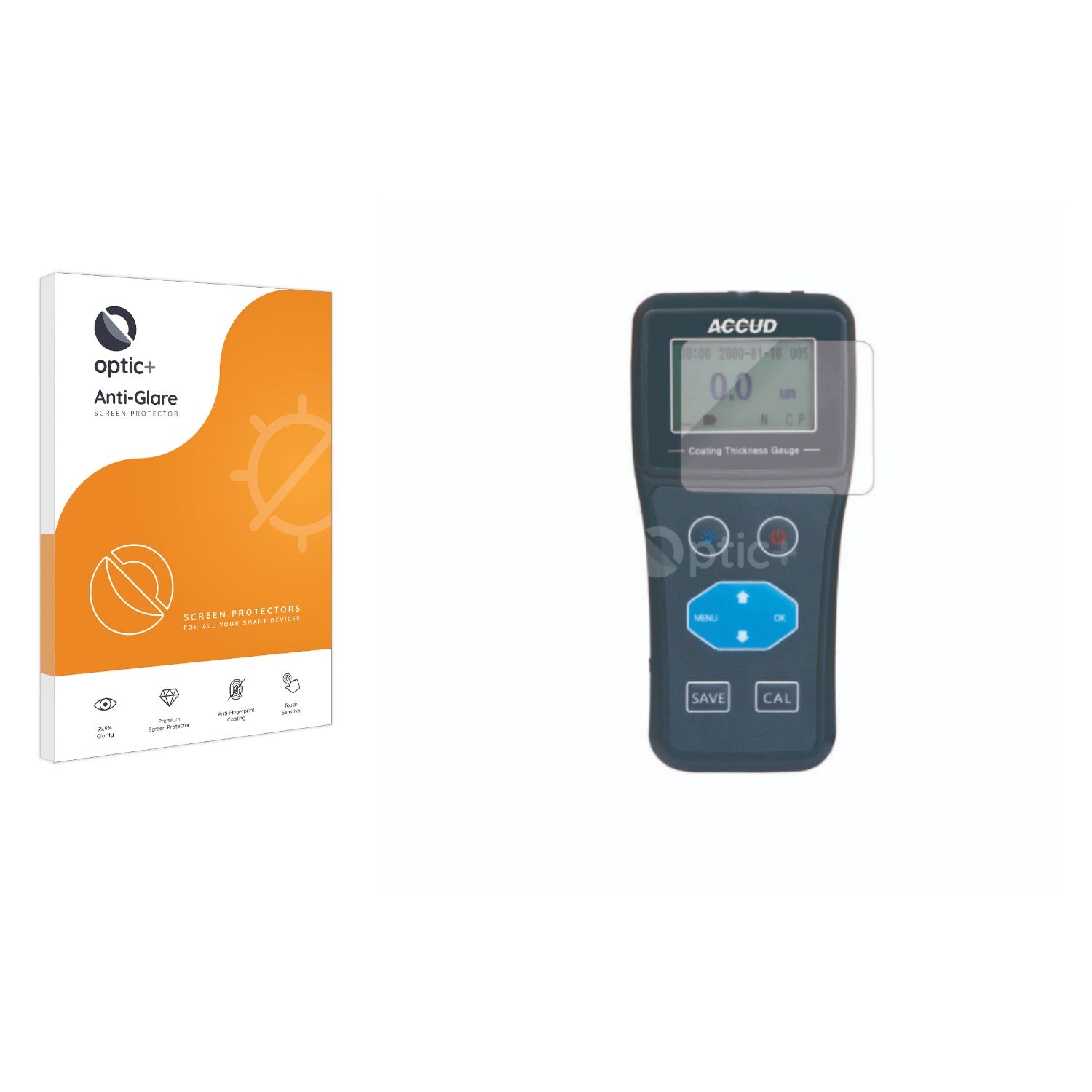 Optic+ Anti-Glare Screen Protector for ACCUD Digital Coating Thickness ...