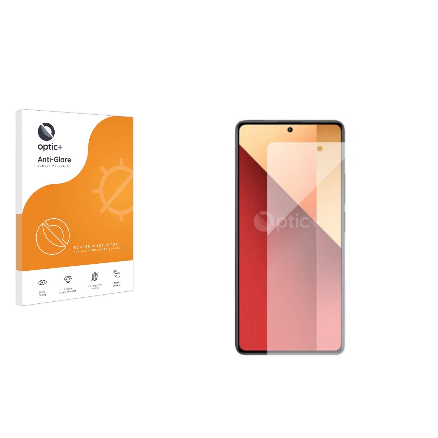 Optic+ Anti-Glare Screen Protector for Xiaomi Redmi Note 13 Pro 4G ...
