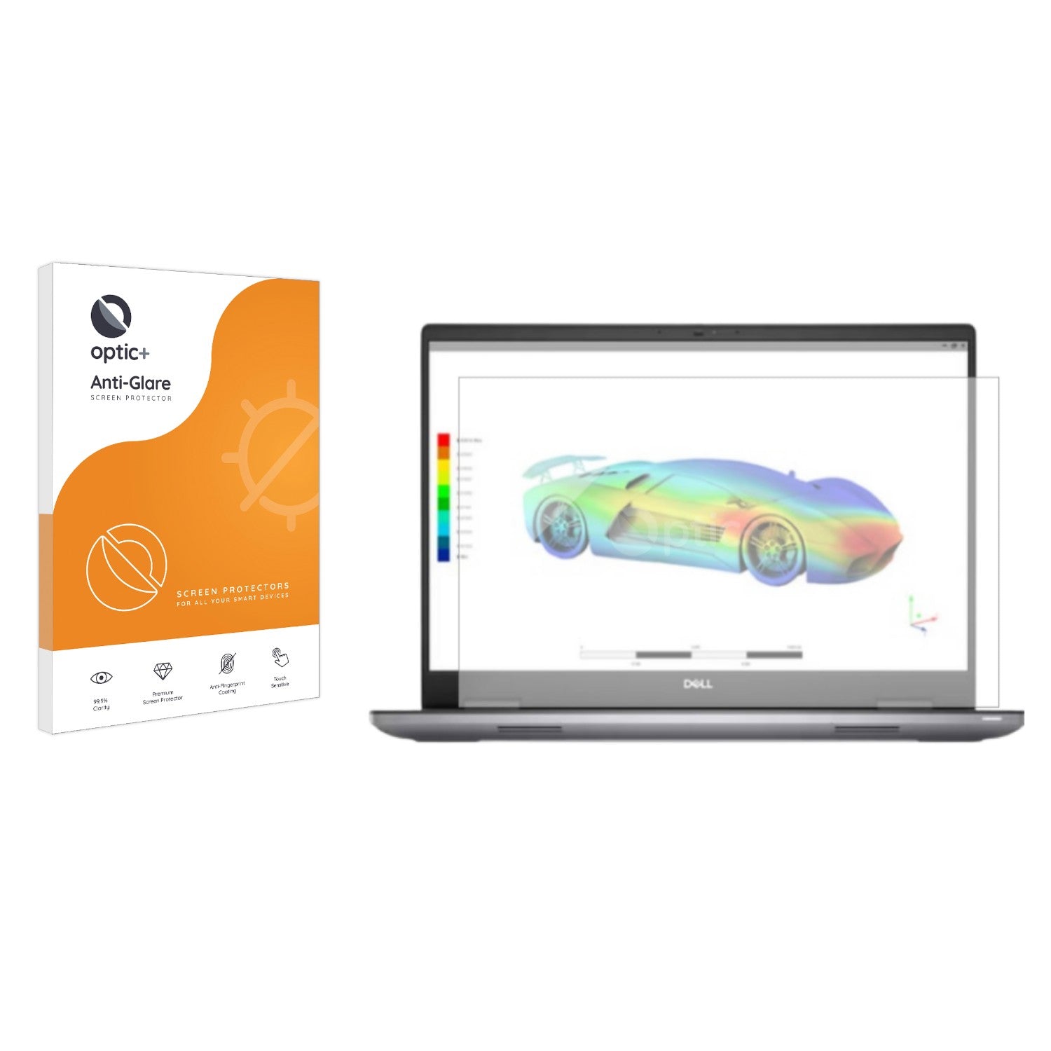 Optic+ Anti-Glare Screen Protector for Dell Precision 7670 Non-Touch ...