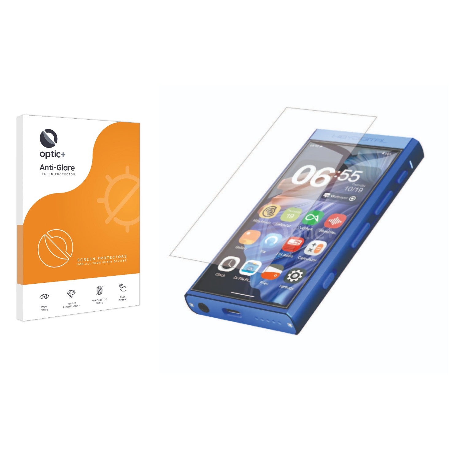 Optic+ Anti-Glare Screen Protector for Hiby M300 - ScreenShield
