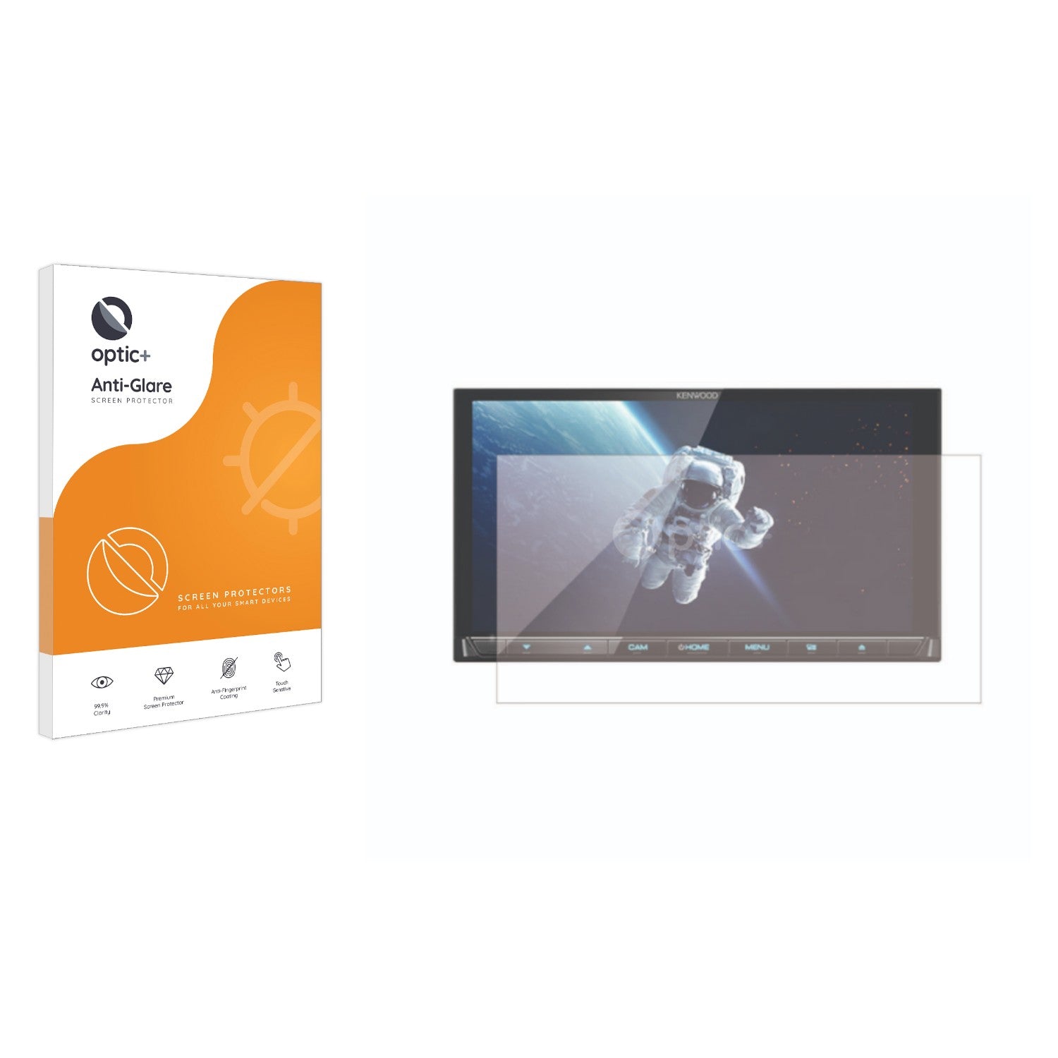 Optic+ Anti-Glare Screen Protector for Kenwood DDX9020DABS - ScreenShield