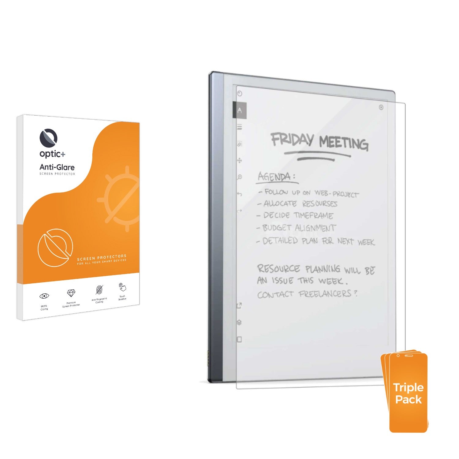 Anti-scratch Film BoxWave ClearTouch Crystal 9H Screen Protector (2 ...