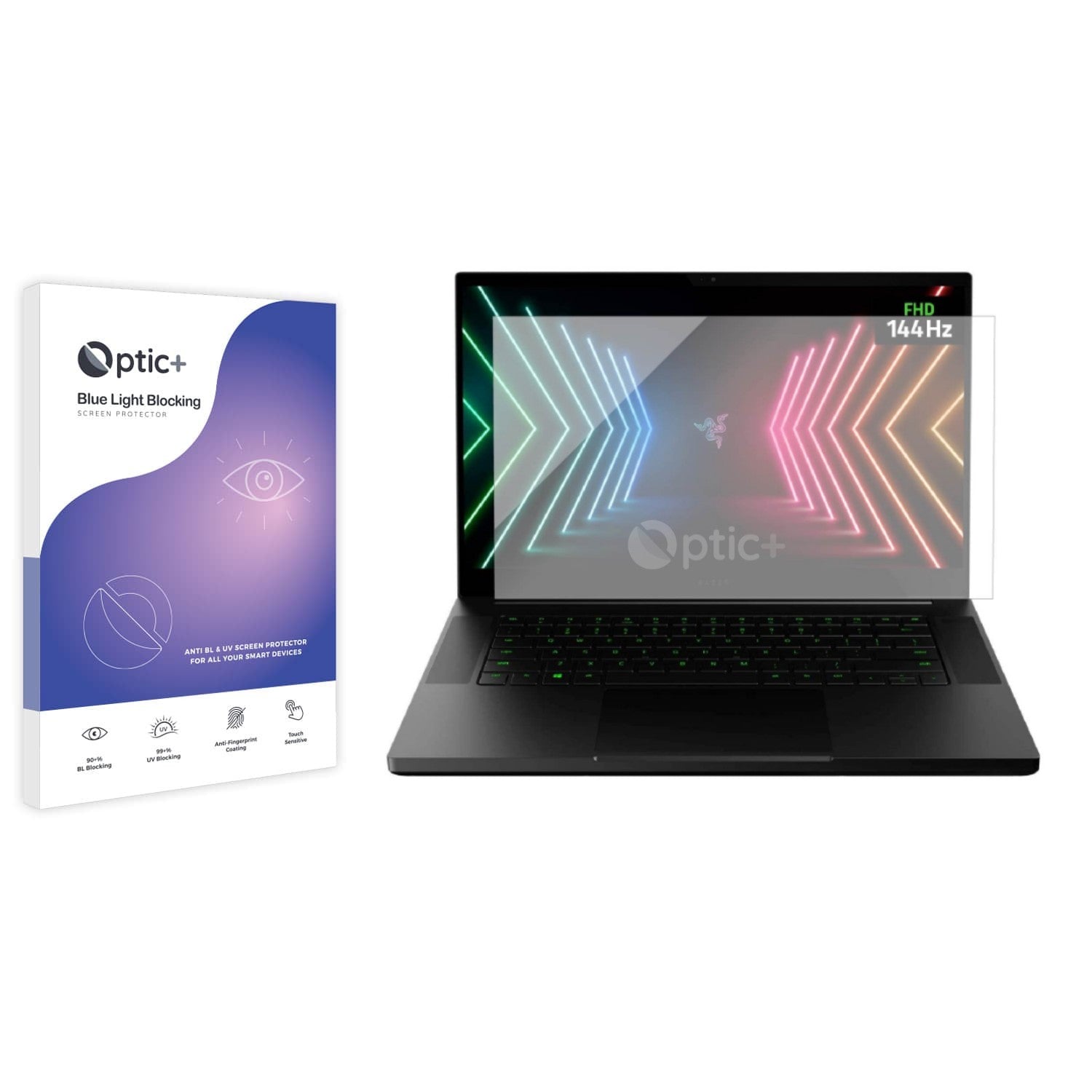 Optic+ Blue Light Blocking Screen Protector for Razer Blade 15 Advanced ...