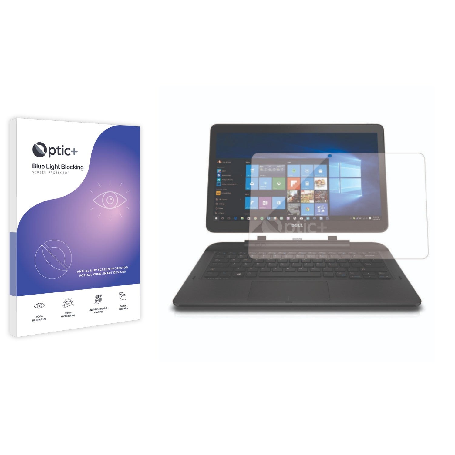 Optic+ Blue Light Blocking Screen Protector for Dell Latitude 7350 ...