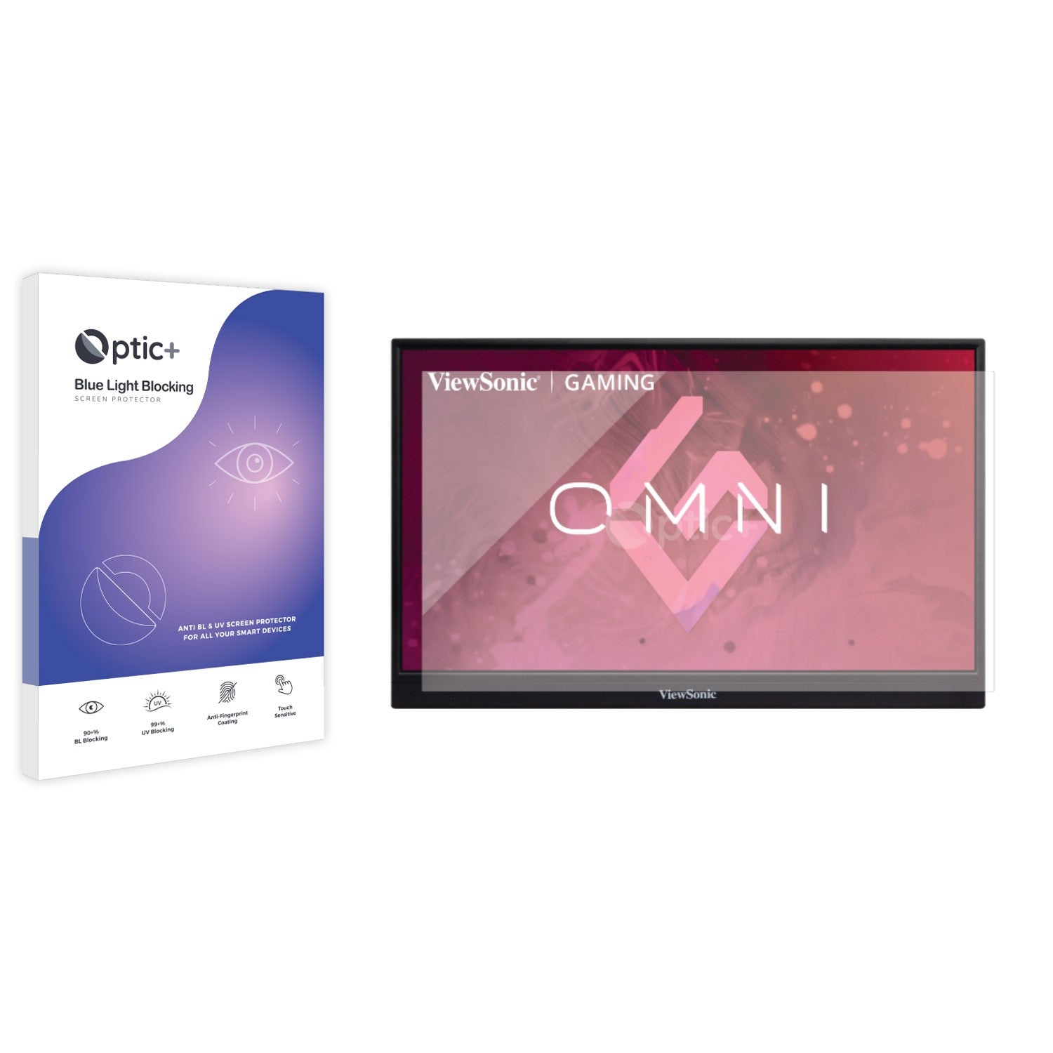 Optic+ Blue Light Blocking Screen Protector for ViewSonic VX1755 17 ...