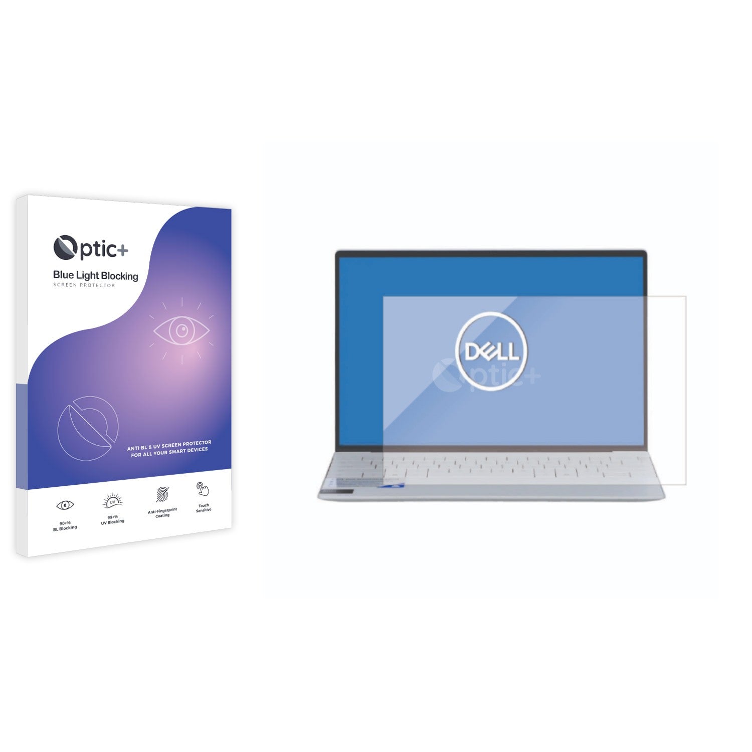 Optic+ Blue Light Blocking Screen Protector for Dell XPS 13 9340 Non ...