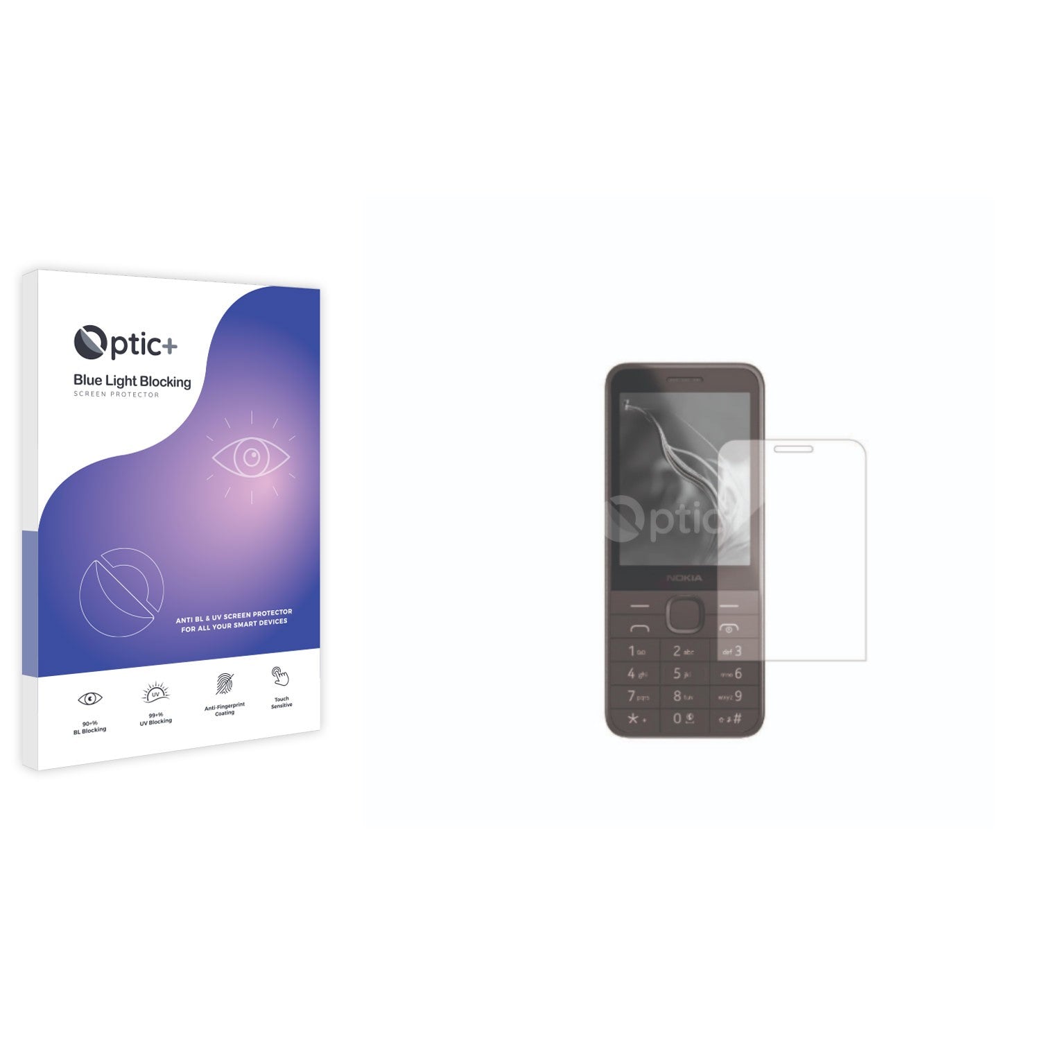 Optic+ Blue Light Blocking Screen Protector for Nokia 235 4G (2024 ...