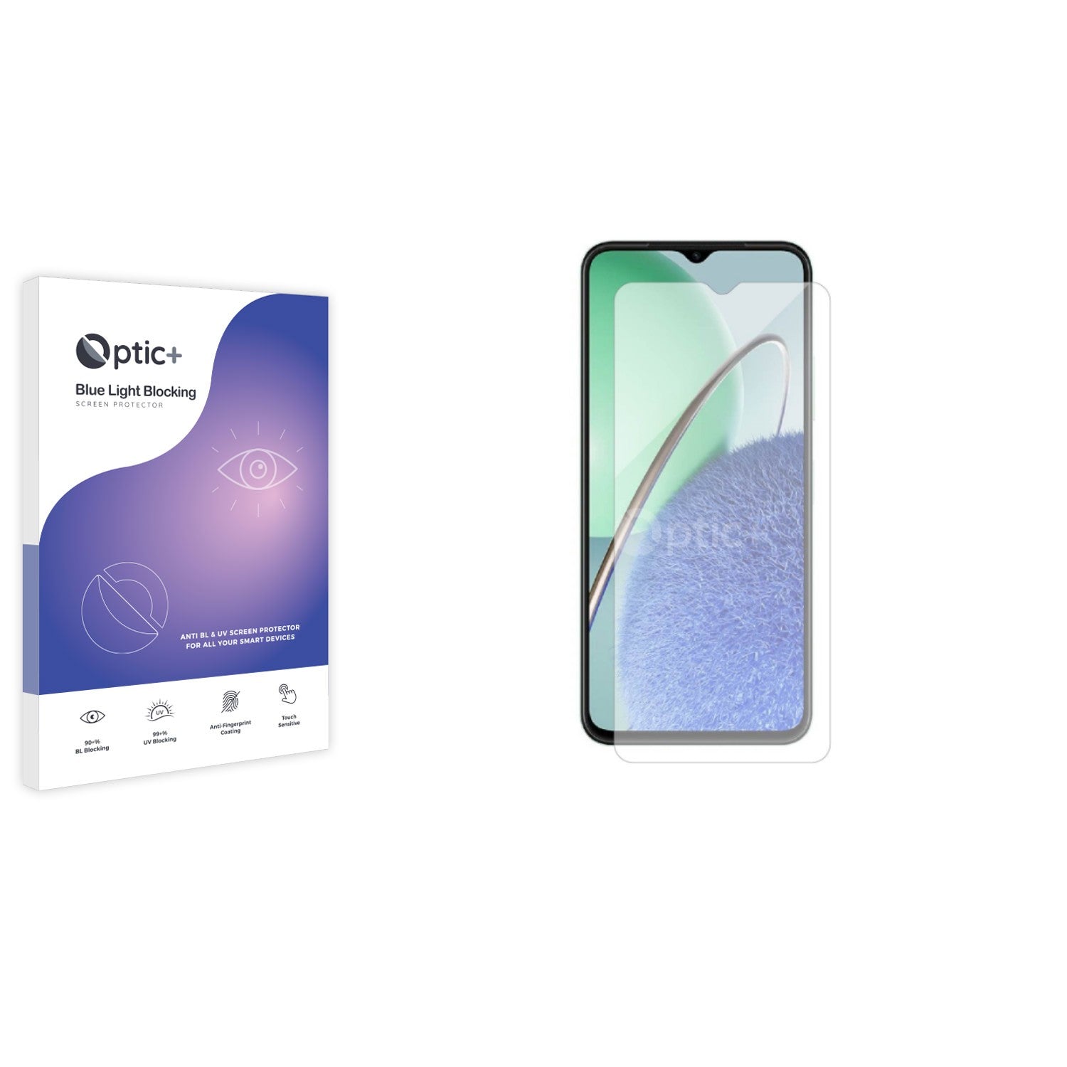 Optic+ Blue Light Blocking Screen Protector for Huawei Nova Y61 ...