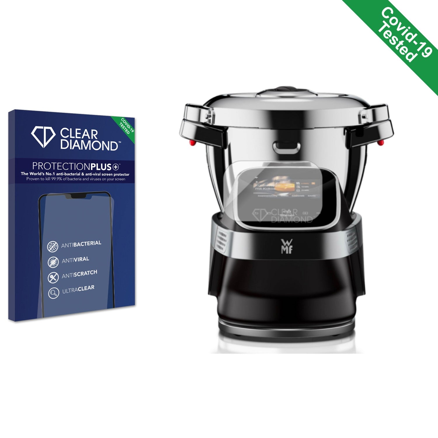 Clear Diamond Anti-viral Screen Protector for WMF Avantgarde - ScreenShield