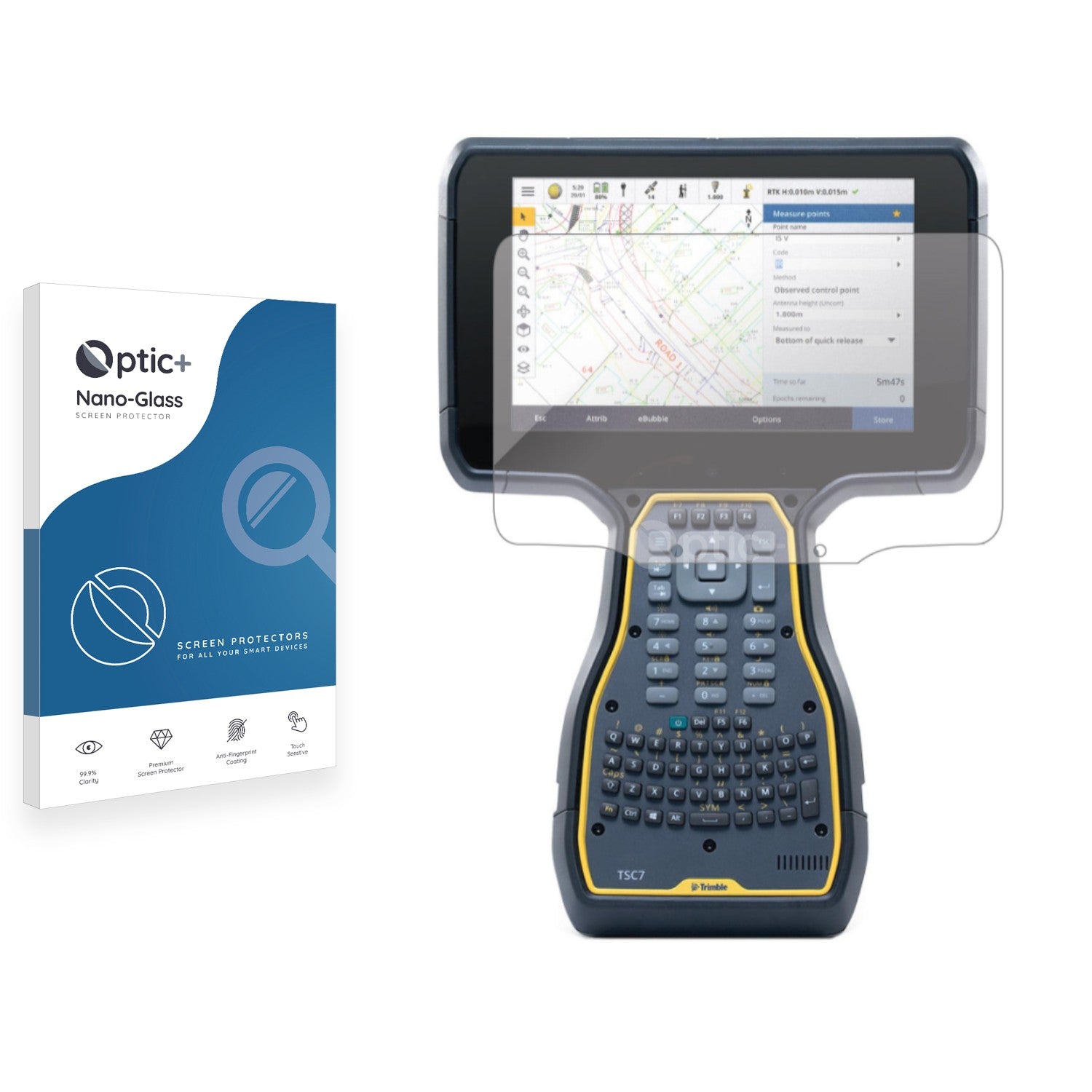 Optic+ Nano Glass Screen Protector for Trimble TSC7 Controller ...