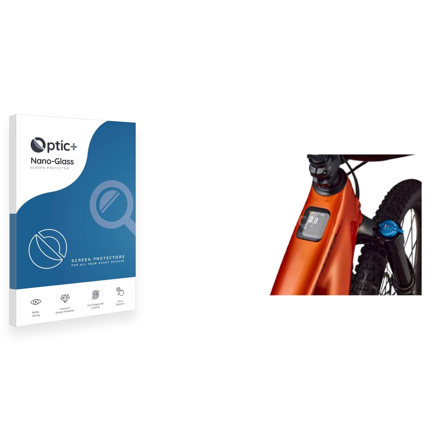 Optic+ Nano Glass Screen Protector for Specialized Turbo Levo 4 ...