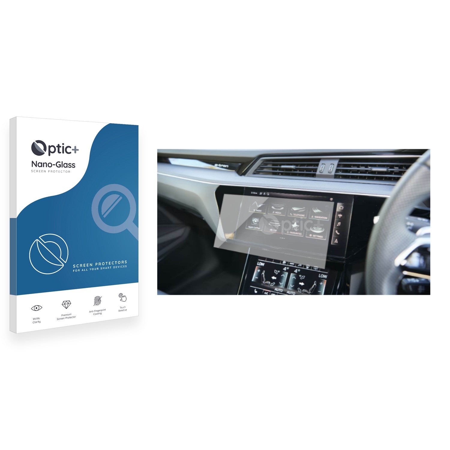 Screen Protectors for Audi E-tron 50 2022 Infotainment System ...