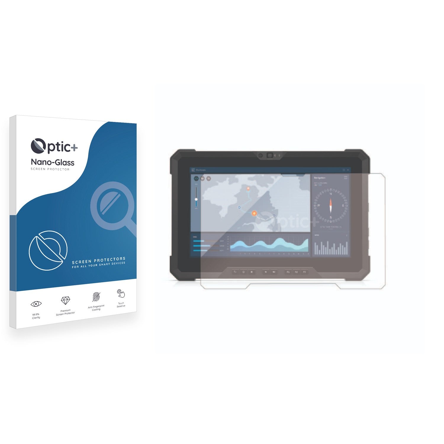 Screen Protectors for Dell Latitude 7030 Rugged Extreme Tablet ...