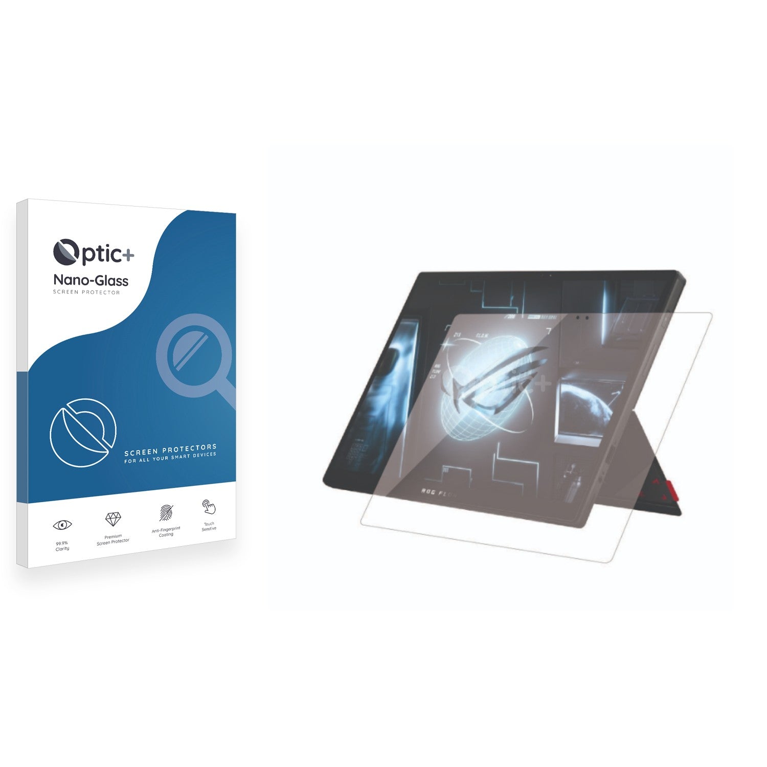 Optic+ Nano Glass Screen Protector for Asus Rog Flow Z13 - ScreenShield