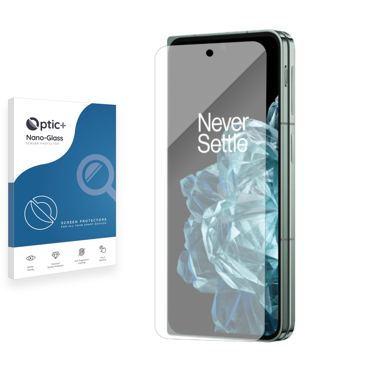 Optic+ Nano Glass Screen Protector for OnePlus Open - ScreenShield