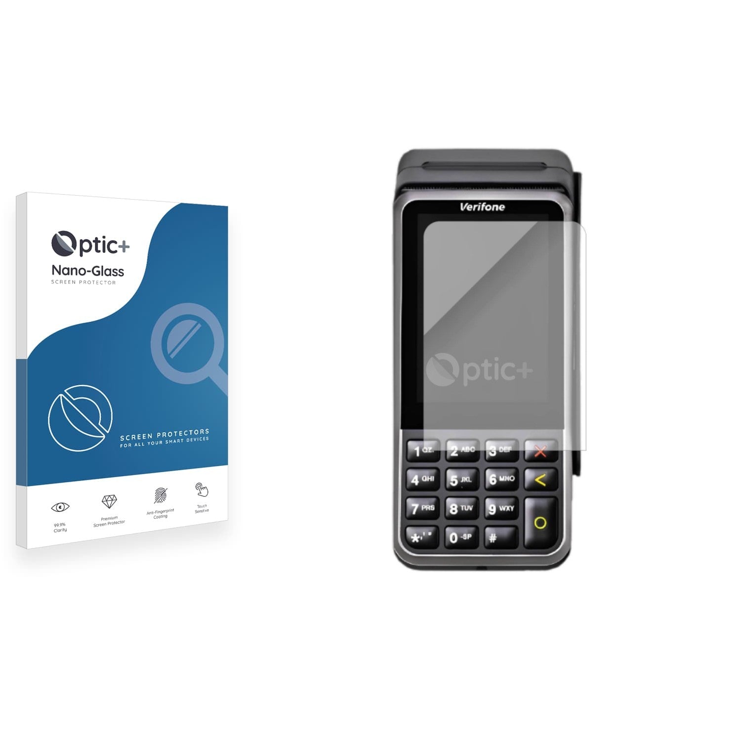 Optic+ Nano Glass Screen Protector for Adyen V400m - ScreenShield