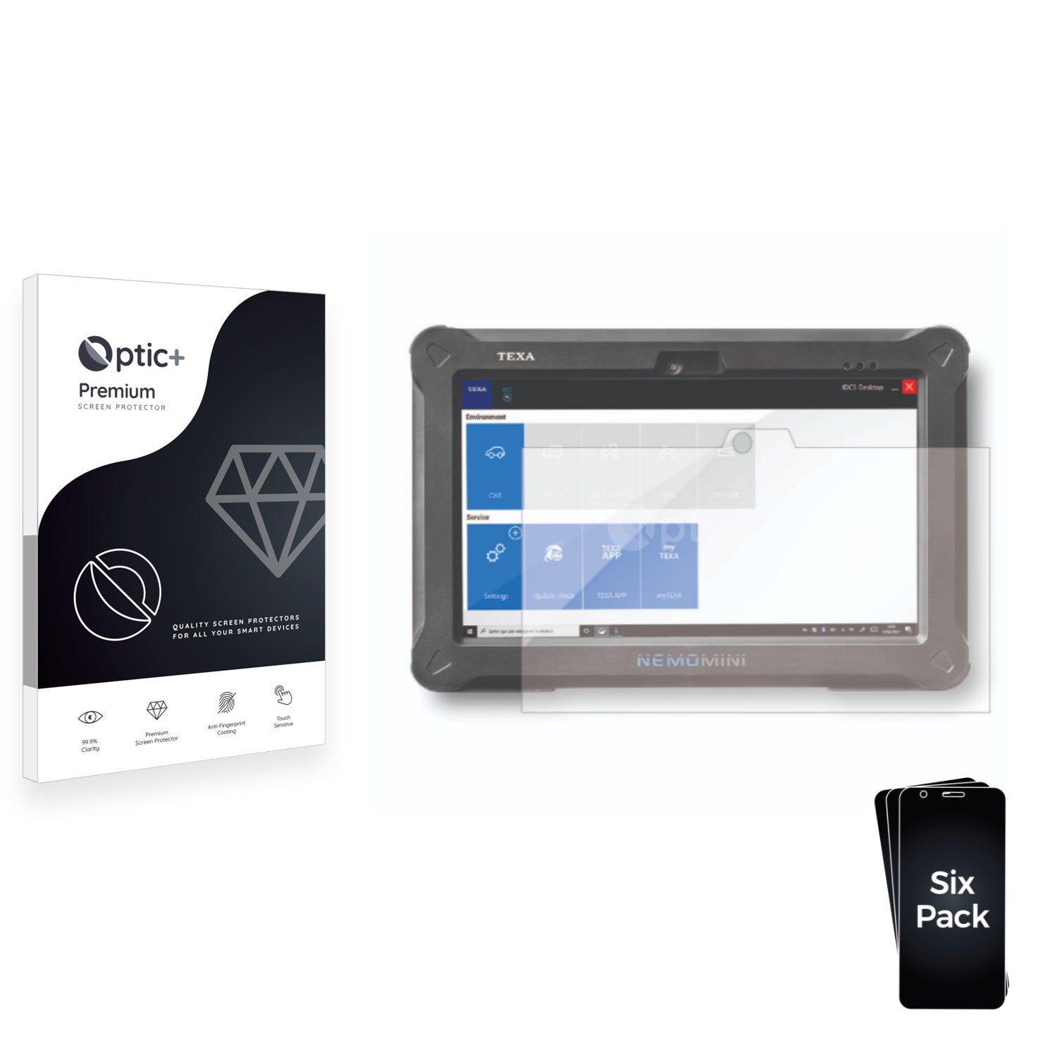 Screen Protectors for Texa Axone Nemo Mini - ScreenShield